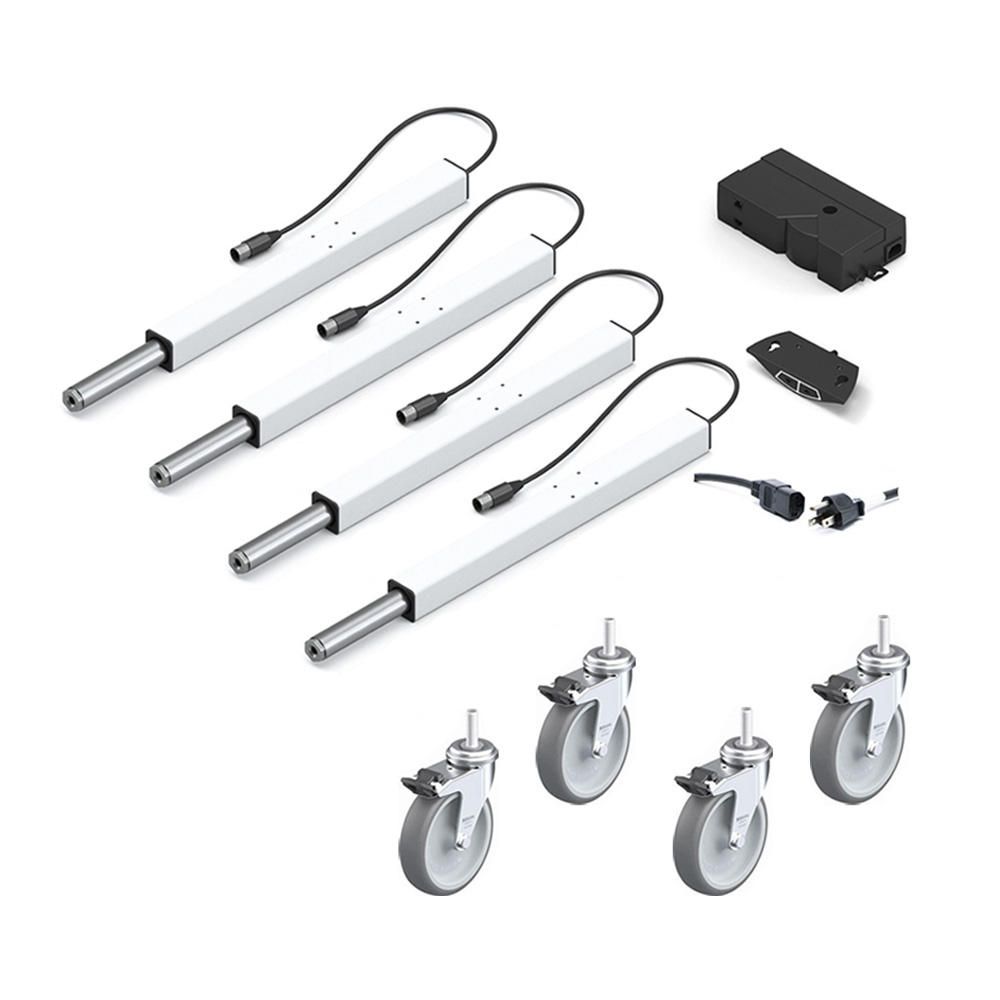 Motor Driven Lift Kit with Casters | L-M132012K4C